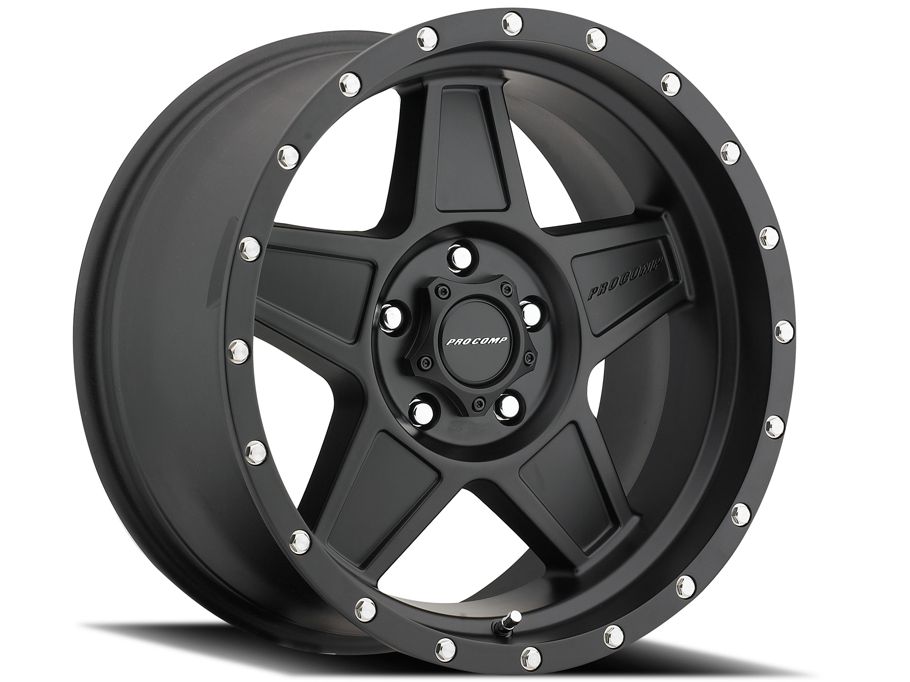 Pro Comp Matte Black 35 Predator Wheels | Rugged Ridge