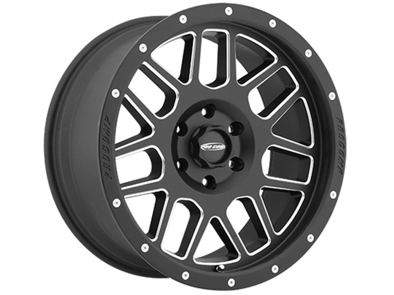 Pro Comp Milled Matte Black 40 Vertigo Wheels | Rugged Ridge