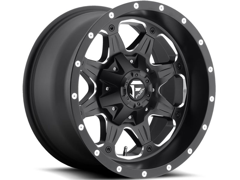 Fuel Matte Black Boost Wheels | Rugged Ridge