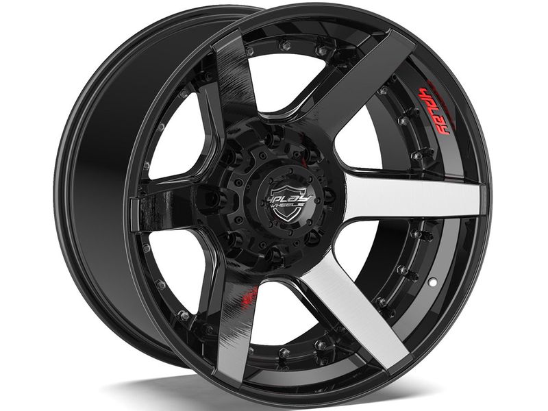 4Play Brushed Black 4P60 Wheels | Rugged Ridge