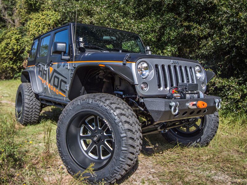 Fuel Forged Machined Black FF09 Wheels | Rugged Ridge