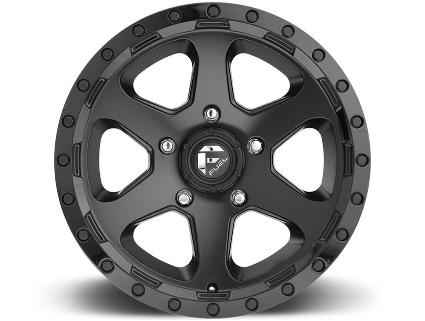 Fuel Matte Black Ripper Wheels | Rugged Ridge