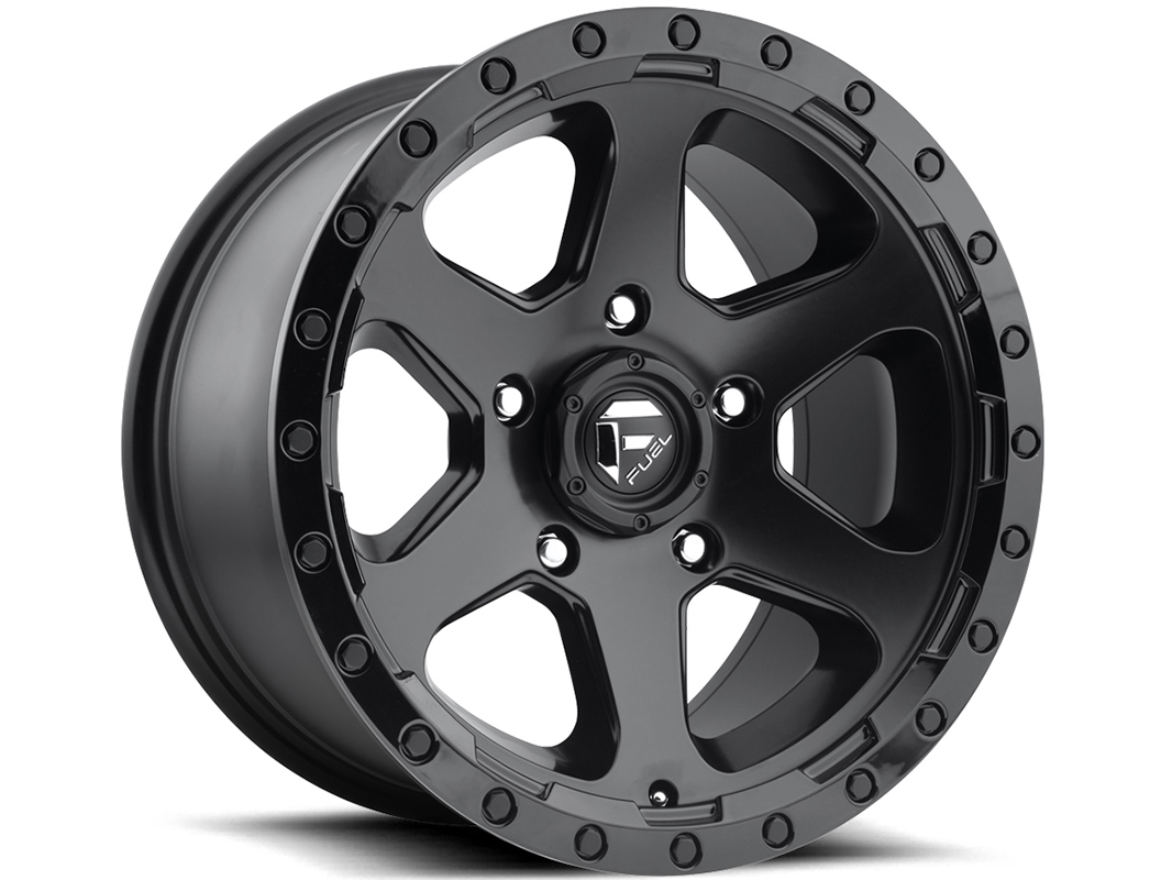 Fuel Matte Black Ripper Wheels | Rugged Ridge