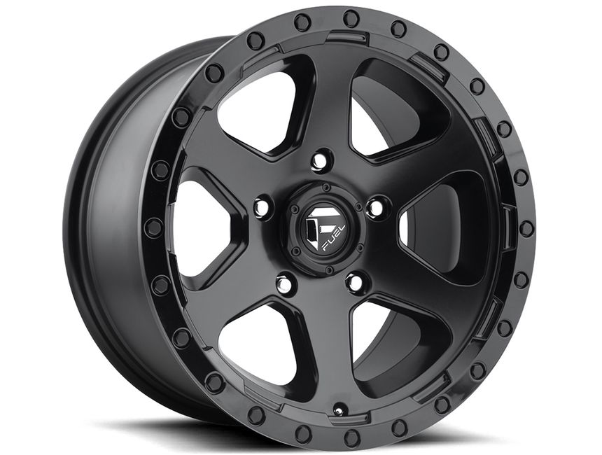 Fuel Matte Black Ripper Wheels | Rugged Ridge
