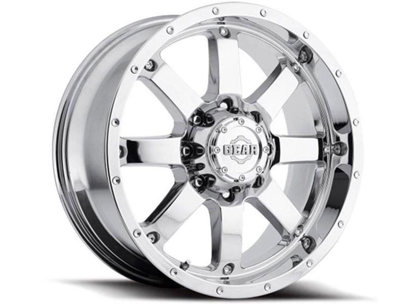 Gear Off Road Chrome 726C Big Block Wheels | Rugged Ridge
