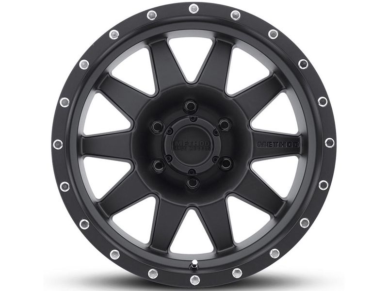 Method Matte Black The Standard Wheels | Rugged Ridge