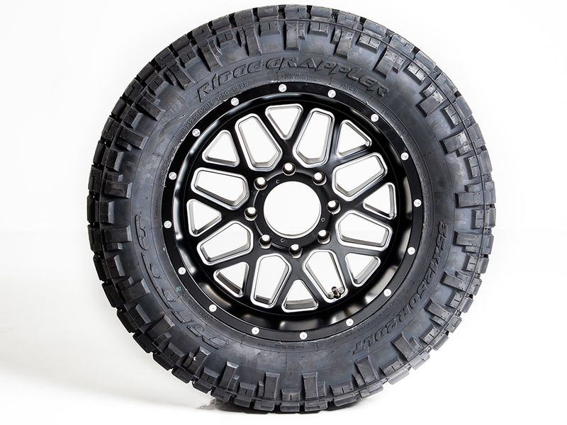 XD Series Milled Matte Black XD820 Grenade Wheels | Rugged Ridge