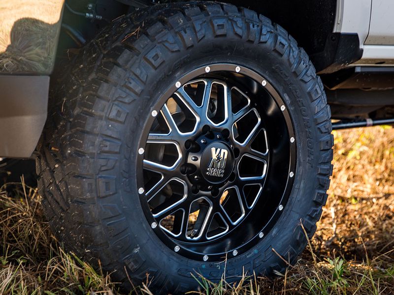 XD Series Milled Matte Black XD820 Grenade Wheels | Rugged Ridge