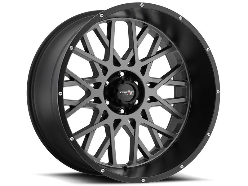 Vision Wheel Vision Grey Rocker Wheel 412-8950ABL12