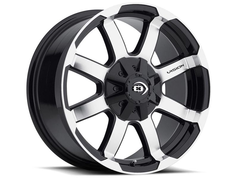 Vision Machined Black Valor Wheels | Rugged Ridge