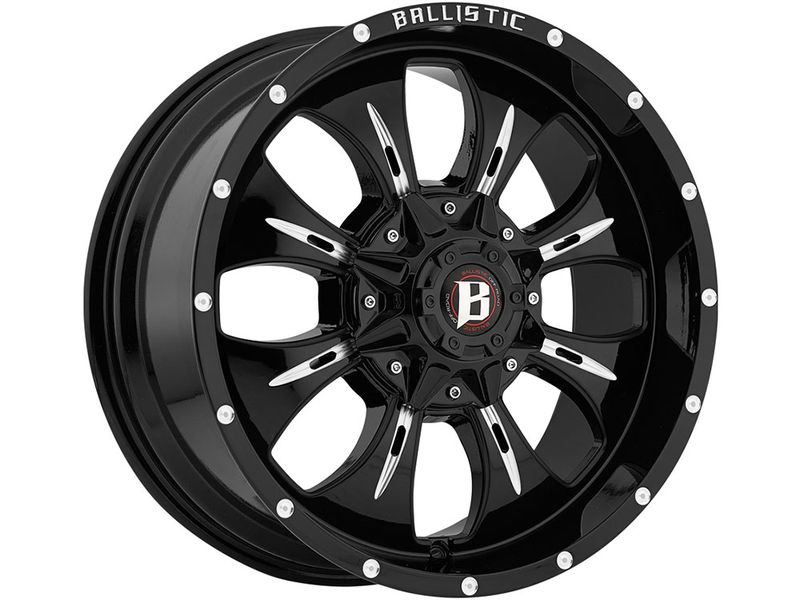 Ballistic Black 951 Dagger Wheels | Rugged Ridge