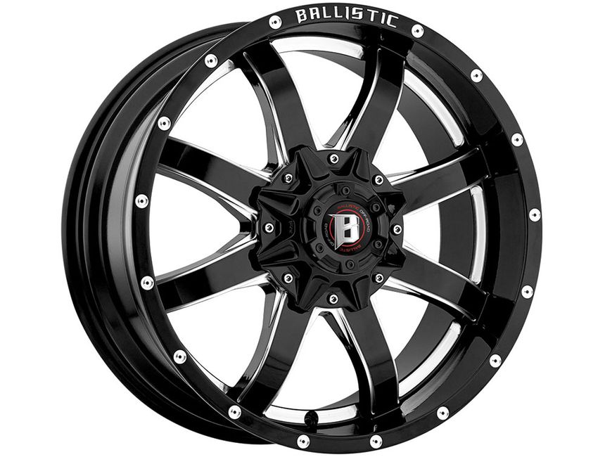 Ballistic Black 955 Anvil Wheels | Rugged Ridge