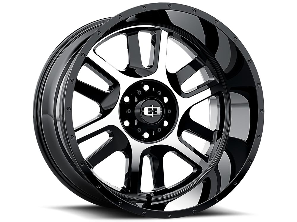 Vision Machined Black Split Wheels | Rugged Ridge