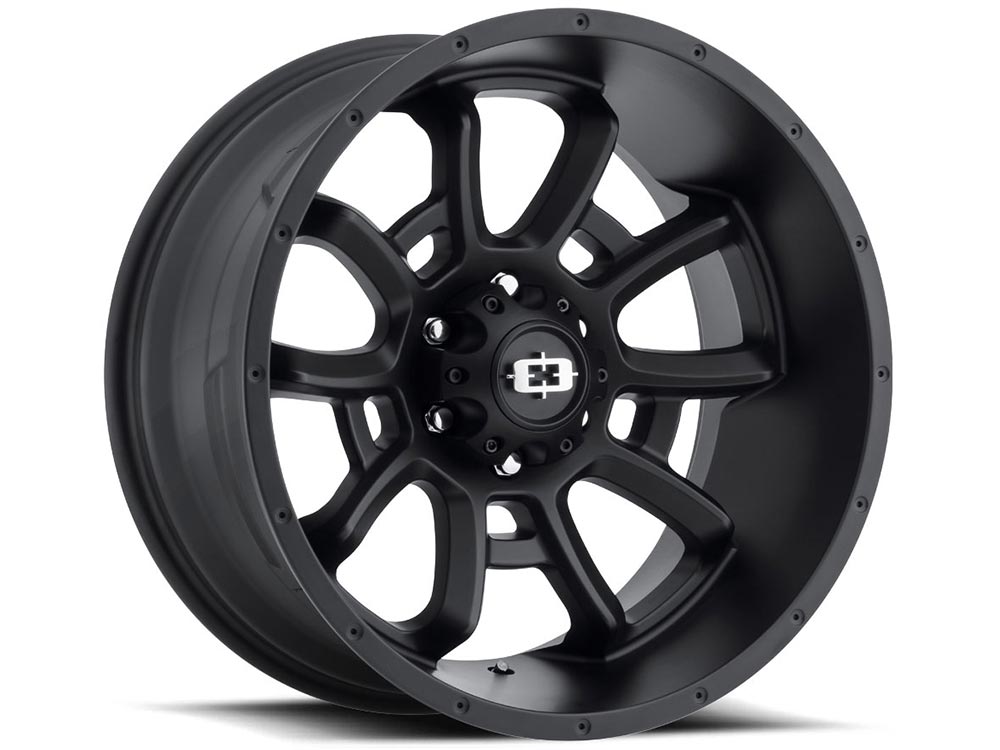 Vision Matte Black Bomb Wheels | Rugged Ridge