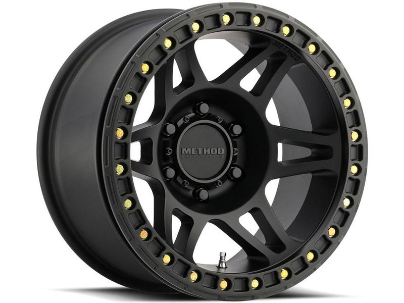 Method Matte Black 106 Beadlock Wheels | Rugged Ridge