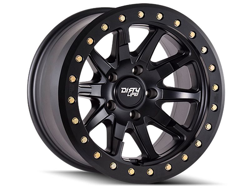 Dirty Life Black DT-2 Wheels | Rugged Ridge