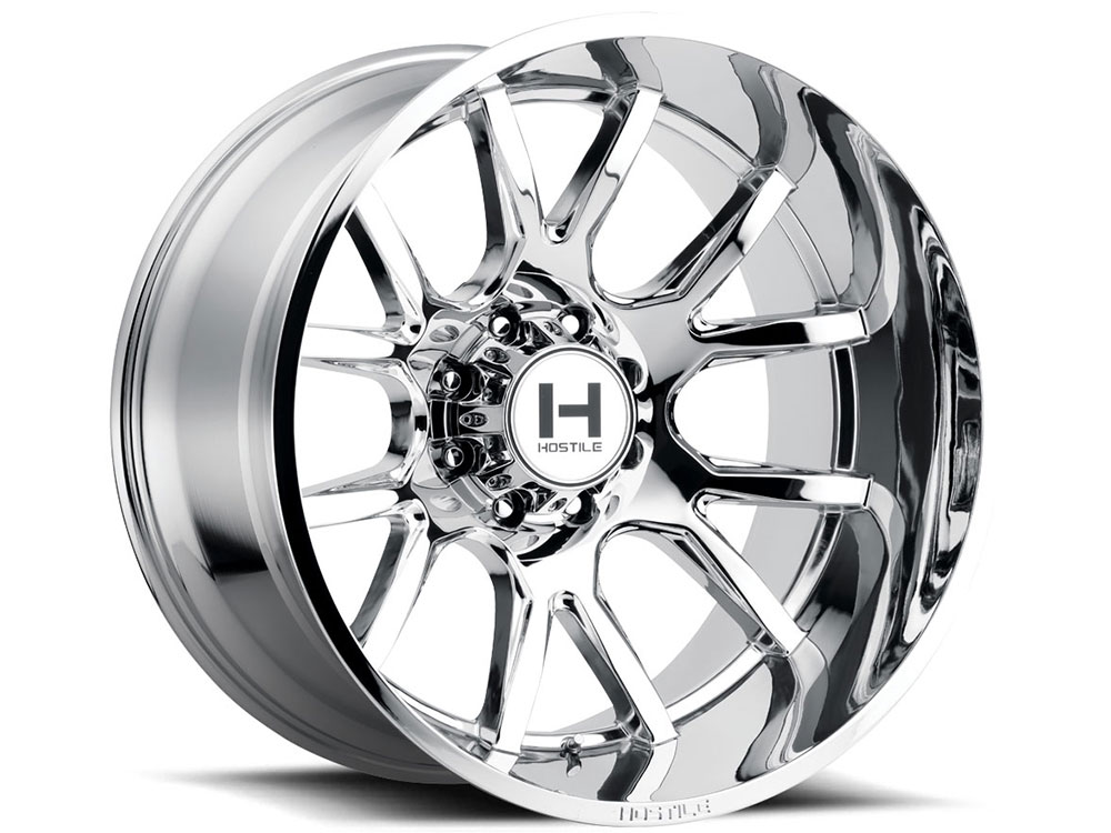 Hostile Chrome Rage Wheels | Rugged Ridge