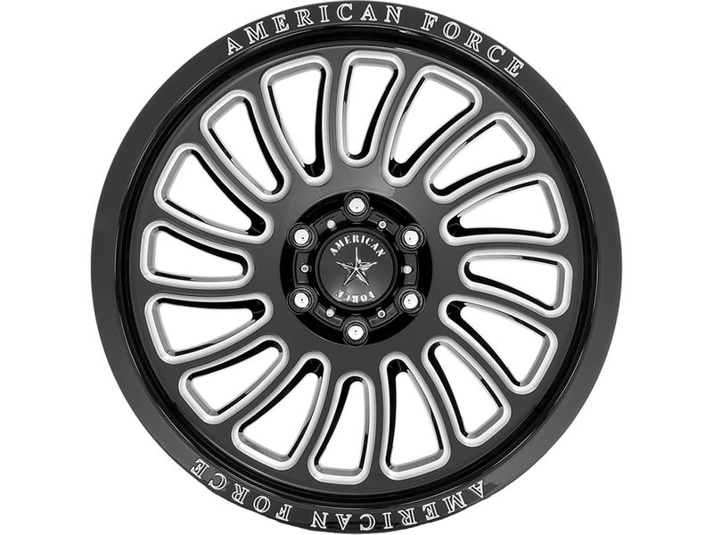 American Force American Force Milled Gloss Black Vulcan Wheel ...