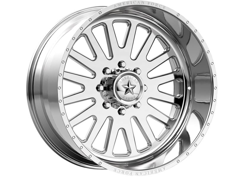 American Force Polished Atom Wheels | Rugged Ridge