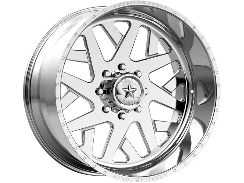 American Force Polished Chopper Wheels | Rugged Ridge