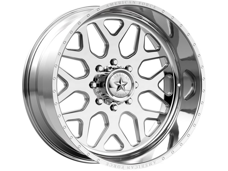 American Force Polished Flux Wheels | Rugged Ridge