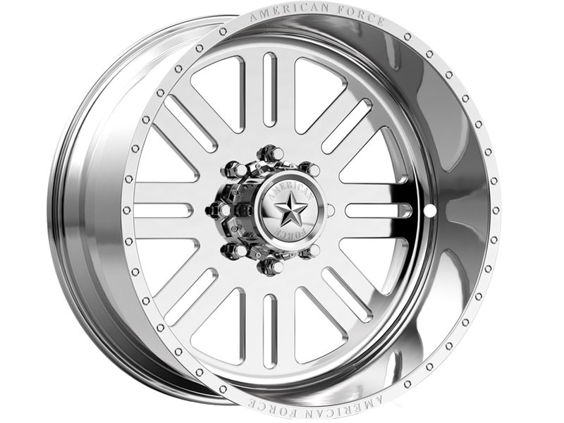 American Force Polished Rebel Wheels | Rugged Ridge