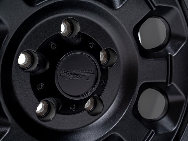 American Racing Matte Black AR201 Wheels | Rugged Ridge
