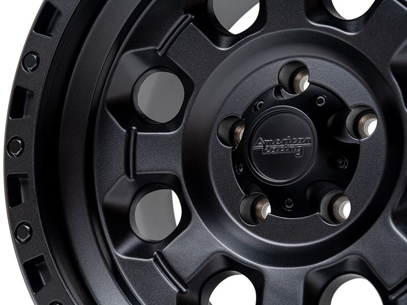 American Racing Matte Black AR201 Wheels | Rugged Ridge