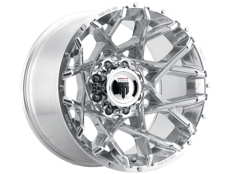 American Truxx Polished AT-1901 Gridlock Wheels | Rugged Ridge