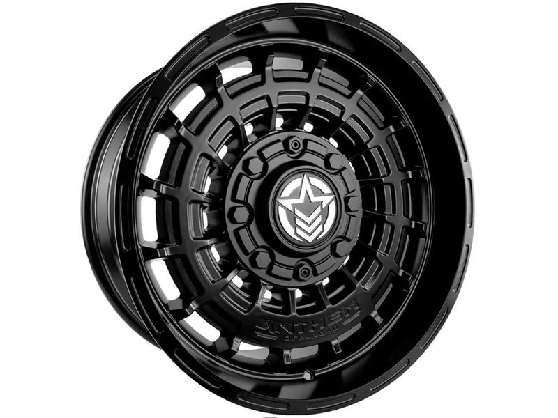 Anthem Off-Road Matte Black Viper Wheels | Rugged Ridge