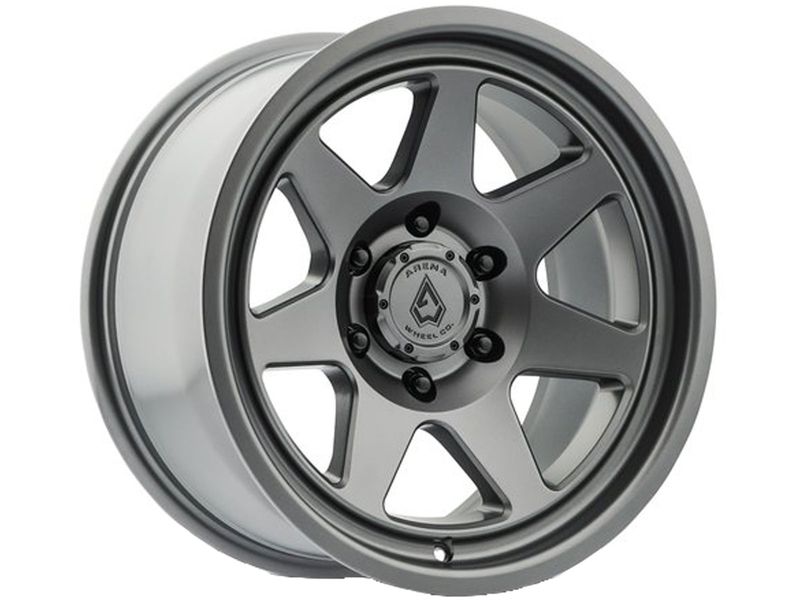 Arena Matte Grey Ridge Wheels | Rugged Ridge