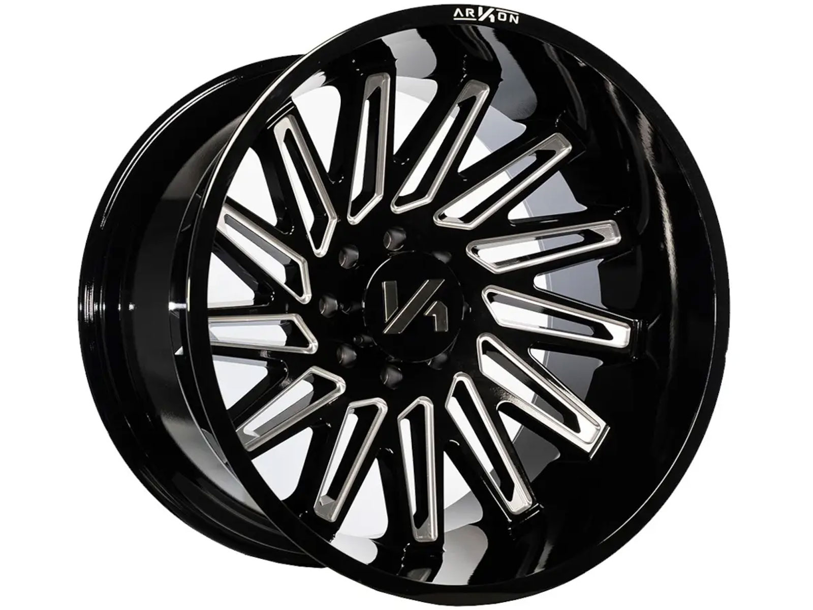 Arkon Off-Road Milled Gloss Black Armstrong Wheels | Rugged Ridge