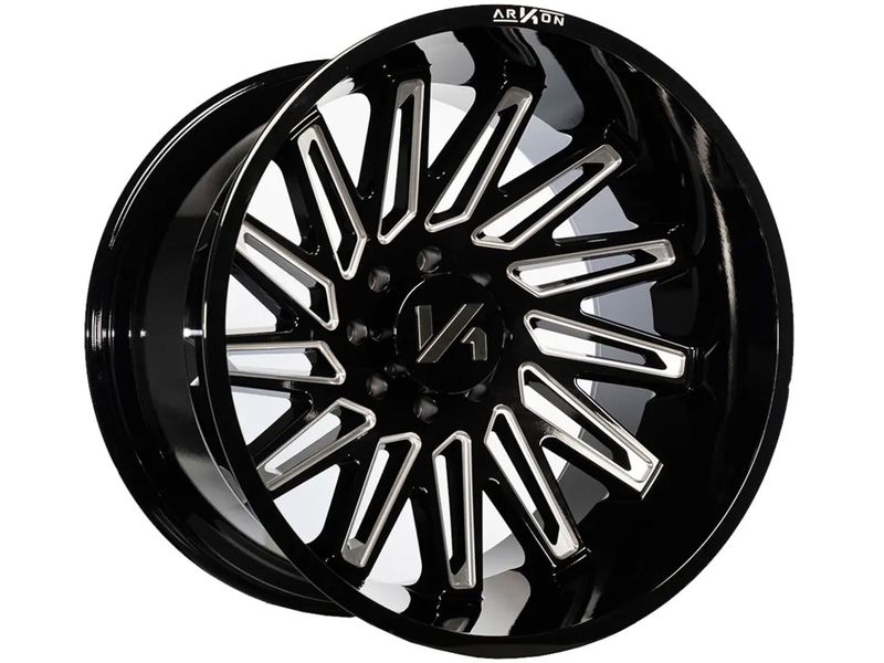Arkon Off-Road Arkon Off-Road Milled Gloss Black Armstrong Wheel ...