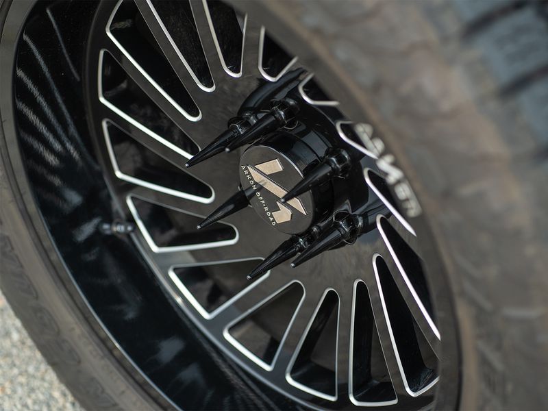 Arkon Off-Road K14124408343R Arkon Off-Road Milled Gloss Black Caesar Wheel