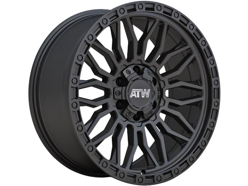 ATW Matte Black Nile Wheels | Rugged Ridge