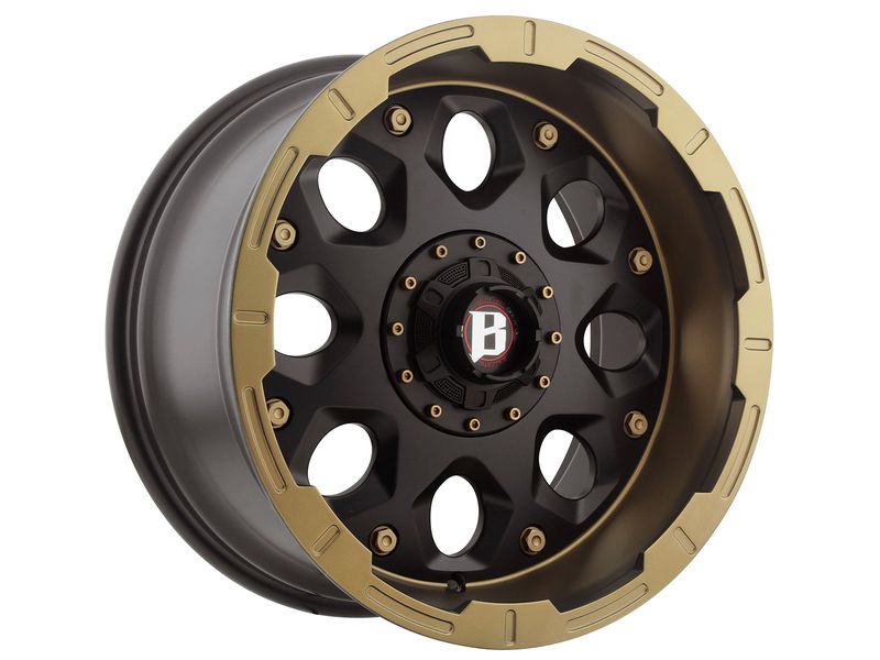 Ballistic Black & Bronze 968 Shield Wheels | Rugged Ridge