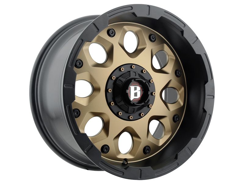 Ballistic Bronze & Black 968 Shield Wheels | Rugged Ridge