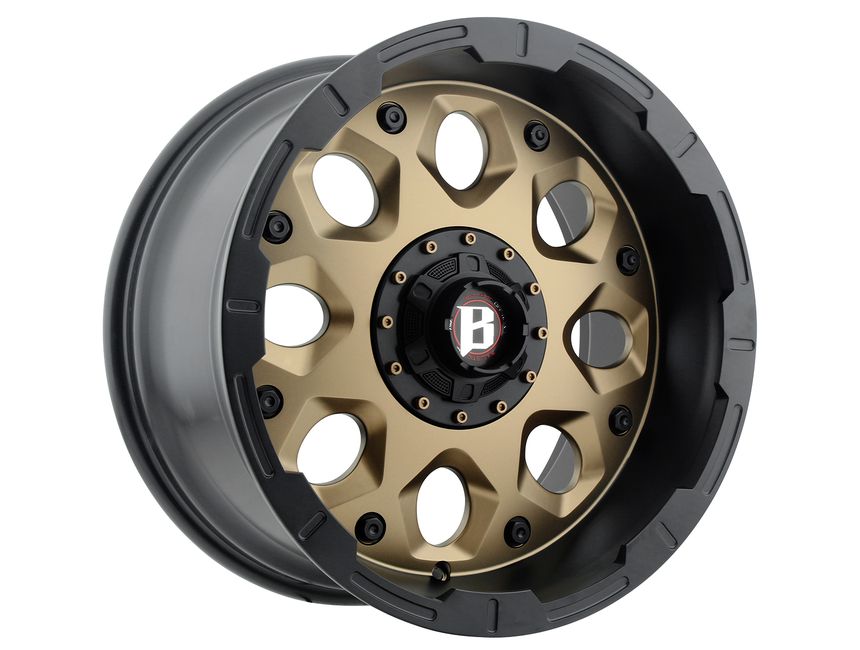 Ballistic Bronze & Black 968 Shield Wheels | Rugged Ridge