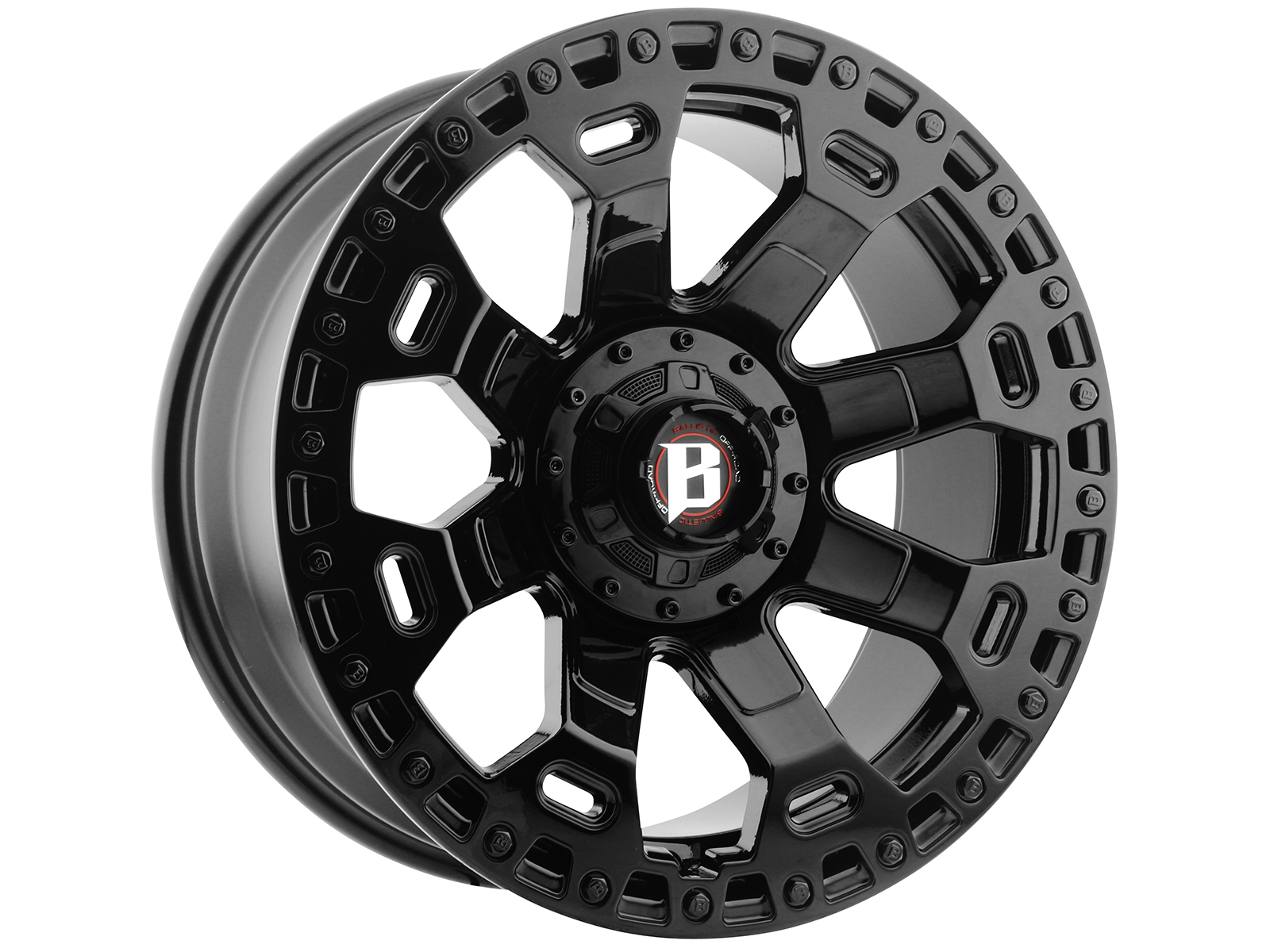 Ballistic Gloss Black 975 Moab Wheels | Rugged Ridge