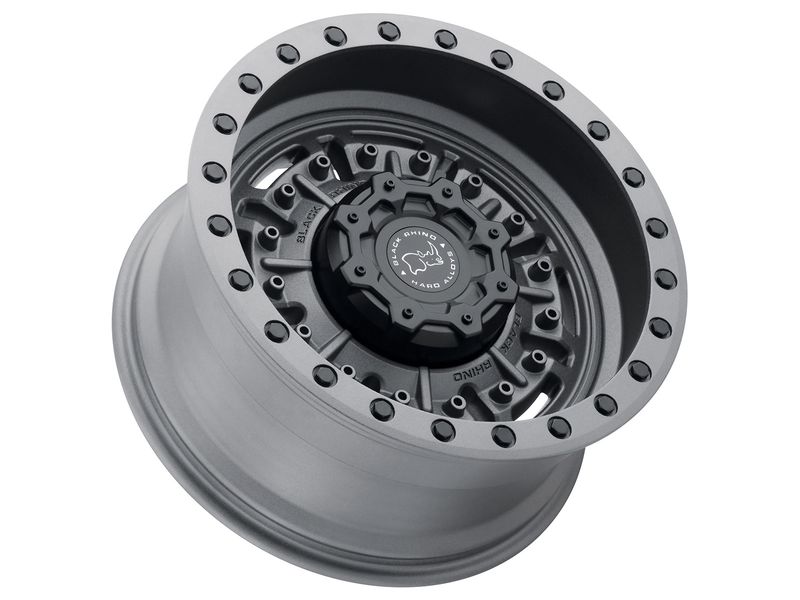 Black Rhino Grey Abrams Wheels | Rugged Ridge
