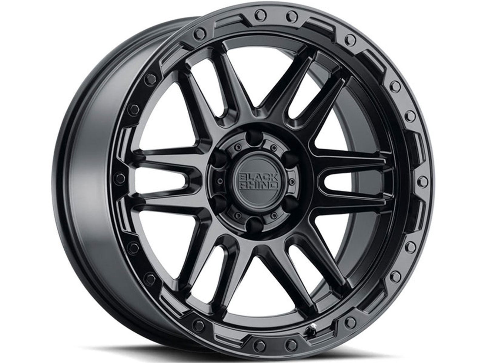 Black Rhino Matte Black Apache Wheels | Rugged Ridge
