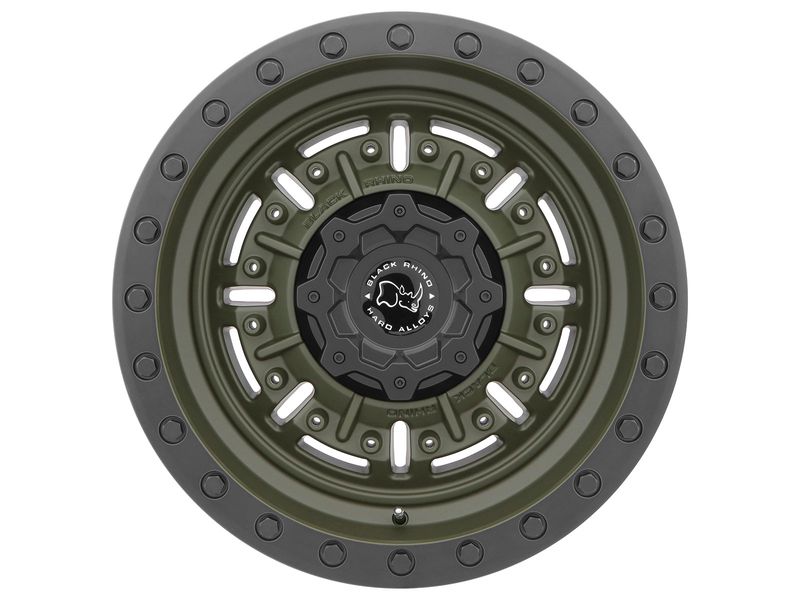 Black Rhino Olive Drab Green Abrams Wheels | Rugged Ridge