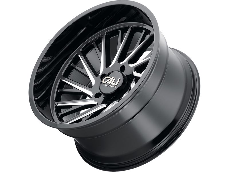 Cali Offroad Cali Offroad Milled Gloss Black Purge Wheel 9114-22281BM