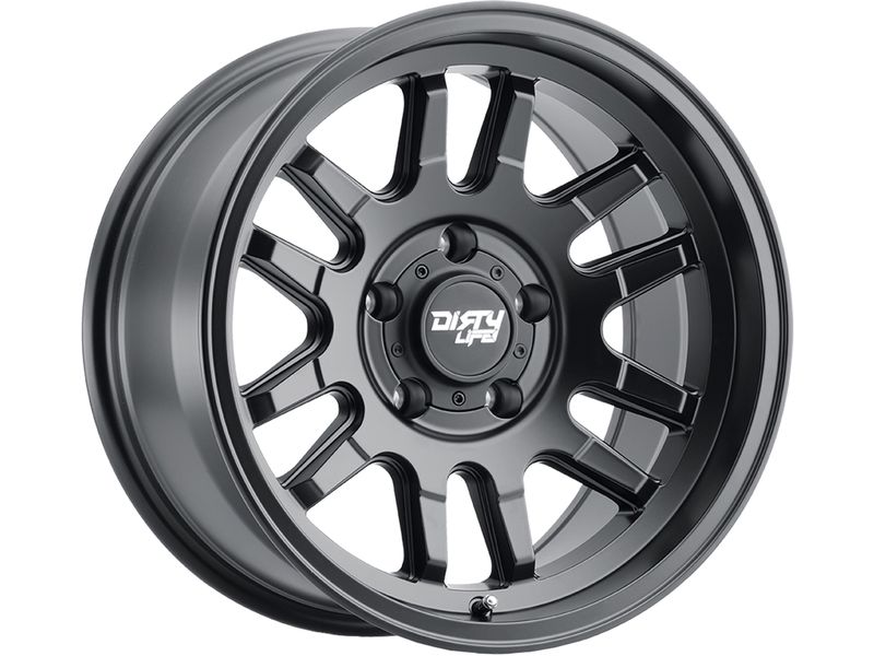 Dirty Life Matte Black Canyon Wheels | Rugged Ridge