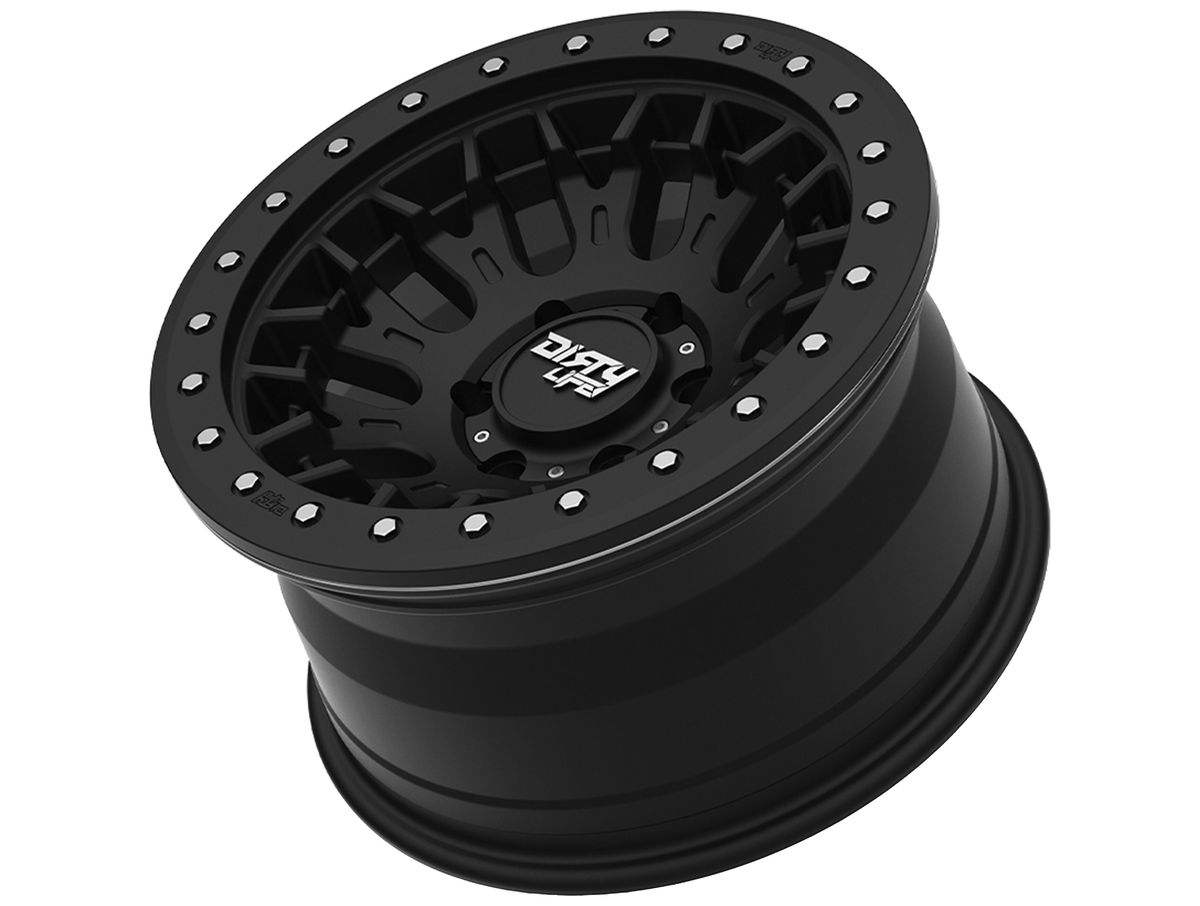 Dirty Life Matte Black DT-3 Wheels | Rugged Ridge