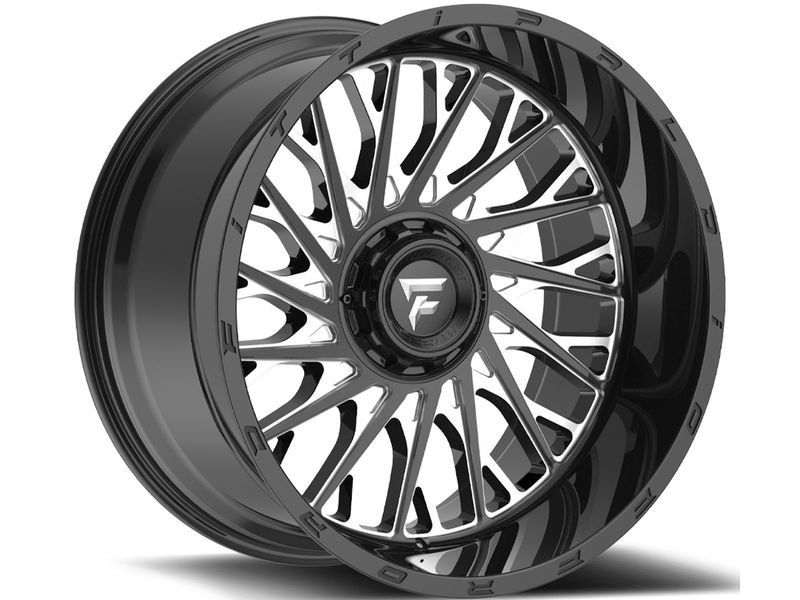 Fittipaldi Off-Road Milled Gloss Black FTC 08 Wheels | Rugged Ridge