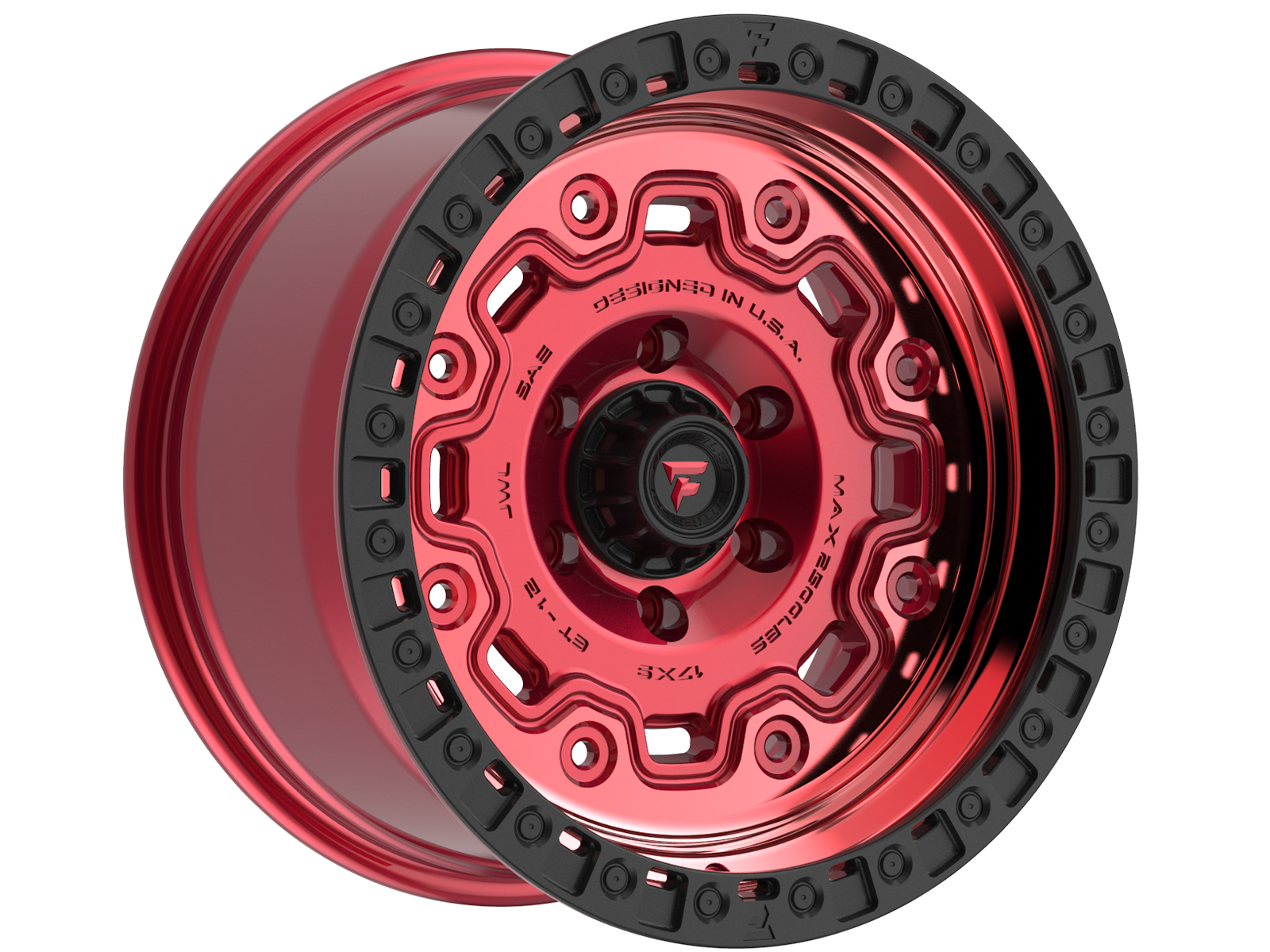 Fittipaldi Off-Road Red FT100 Wheels | Rugged Ridge