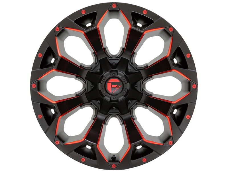 Fuel Fuel Black & Red Assault Wheel D78720908250