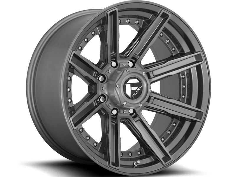 Fuel Brushed Gunmetal Rogue Wheels | Rugged Ridge