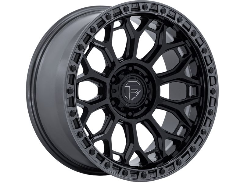 Fuel Gloss Black & Grey Talon Wheels | Rugged Ridge
